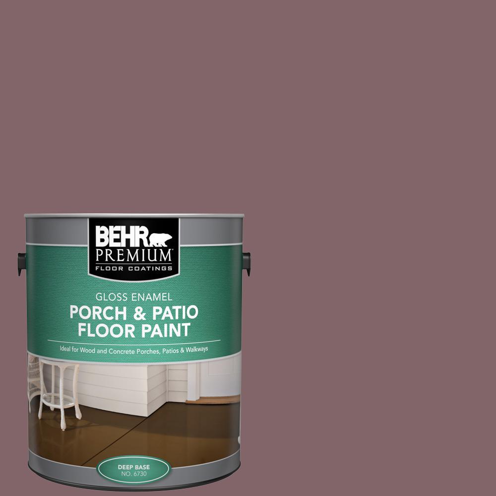 BEHR Premium 1 gal. #N120-6 Raisin in the Sun Gloss Enamel Interior ...