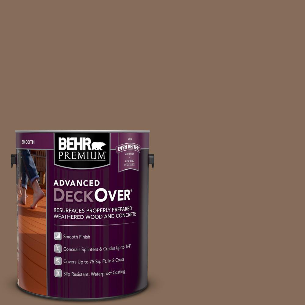 BEHR Premium Advanced DeckOver 1 gal. #SC-147 Castle Gray Smooth Solid ...