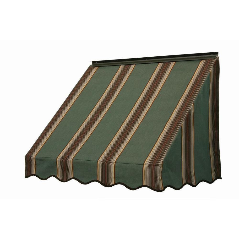 Nuimage Awnings 3 Ft 3700 Series Fabric Window Awning 23 In H X 18 In D In Forest Vintage