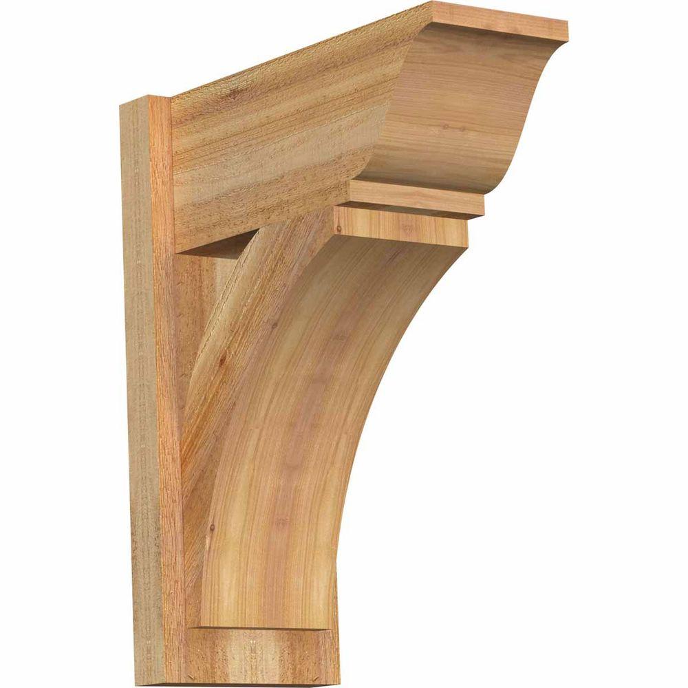 Ekena Millwork 8 in. x 22 in. x 18 in. Thorton Traditional Rough Sawn ...