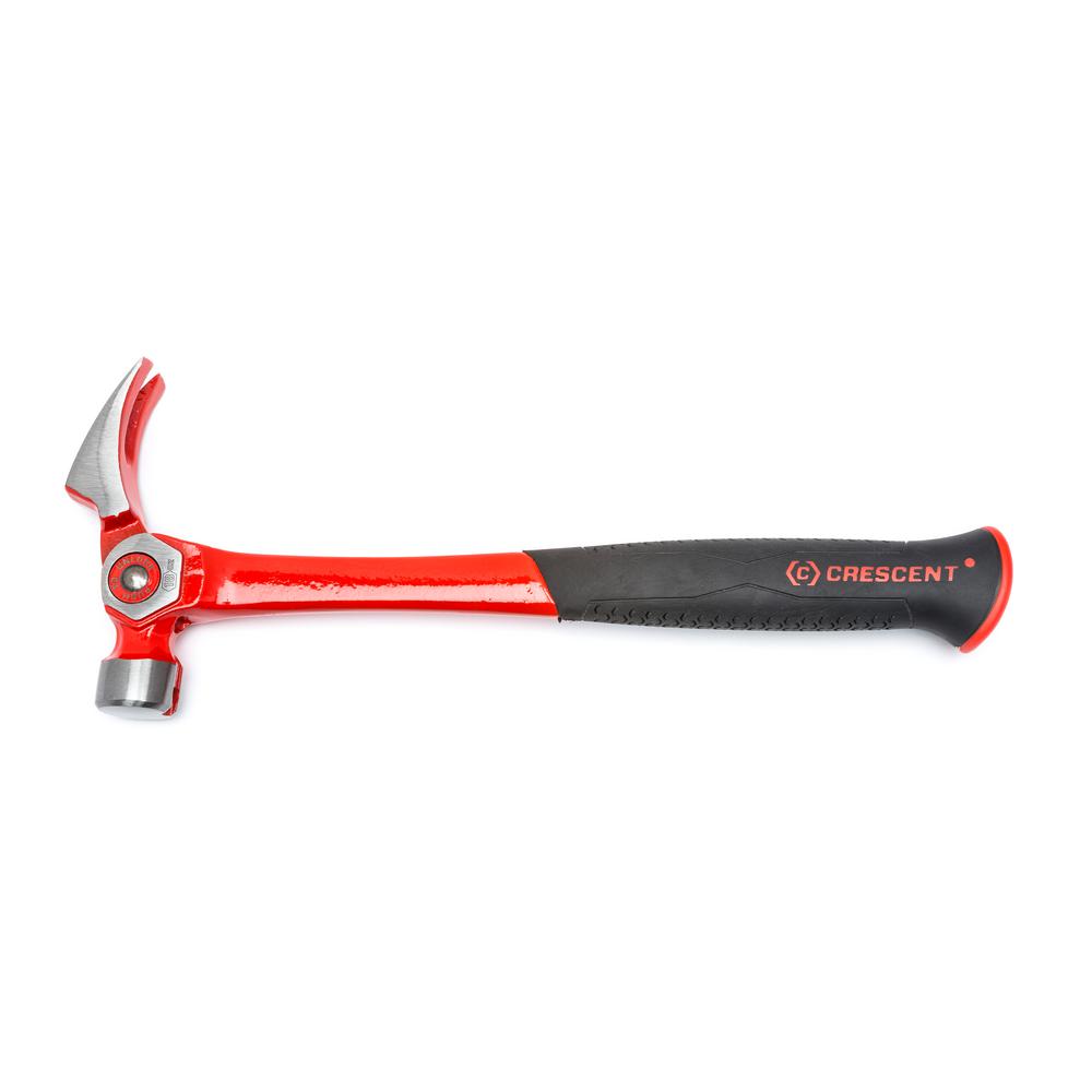Milwaukee 20 oz. Curved Claw Smooth Face Hammer-48-22-9080 - The Home Depot