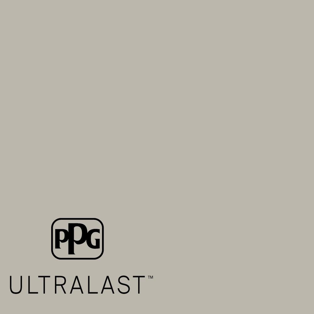 PPG UltraLast 1 gal. #PPG1007-3 Ghost Writer Semi-Gloss Interior Paint ...