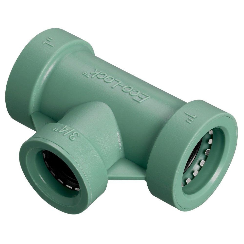 Orbit 1 in. x 1 in. x 3/4 in. Eco-Lock Tee-36683 - The Home Depot