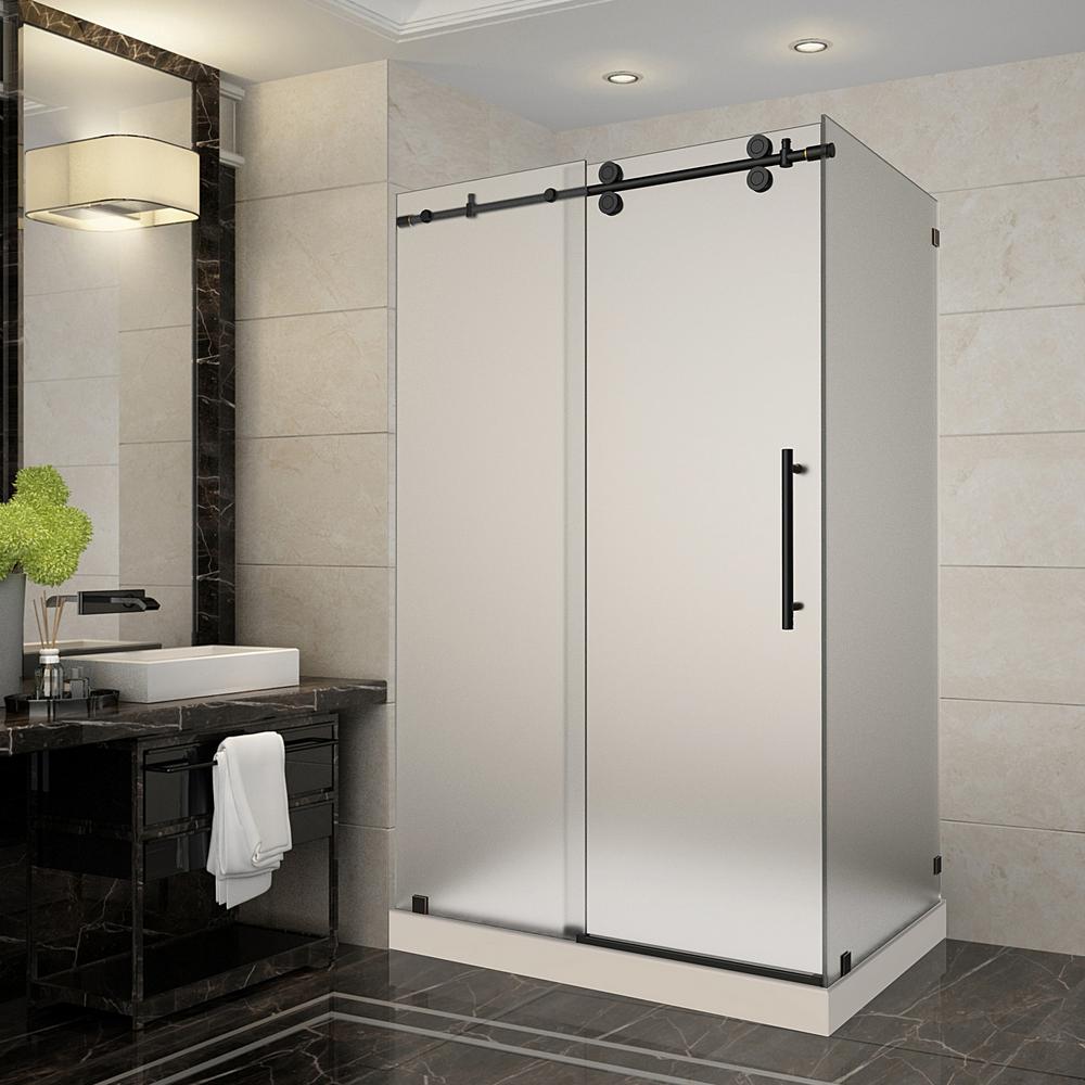 Aston Langham 48 In X 35 In X 77 5 In Frameless Sliding Shower