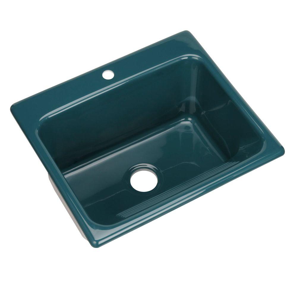 MUSTEE 22 in. x 25 in. x 13.75 in. Molded Fiberglass Drop in Utility ...