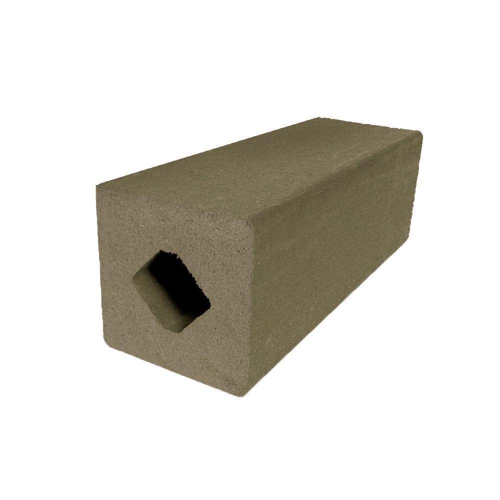 MoistureShield Vantage 4-1/4 in. x 4-1/4 in. x 51 in. Earthtone Solid ... MoistureShield Vantage 4-1/4 in. x 4-1/4 in. x 51 in. Earthtone Solid ...