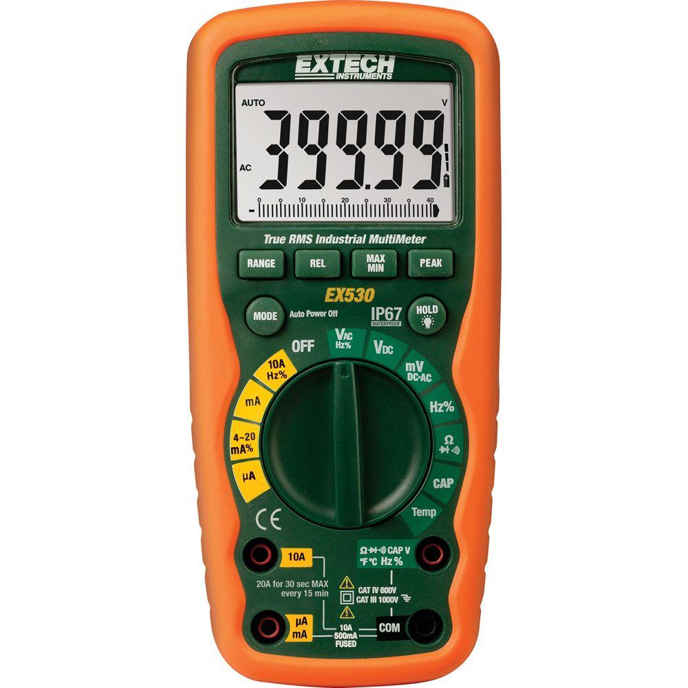Extech Instruments 11 Function Heavy Duty True RMS Industrial ...