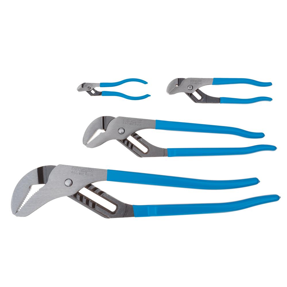 Channellock Pro's Choice Plier Set (4-Piece)-PC-1 - The Home Depot