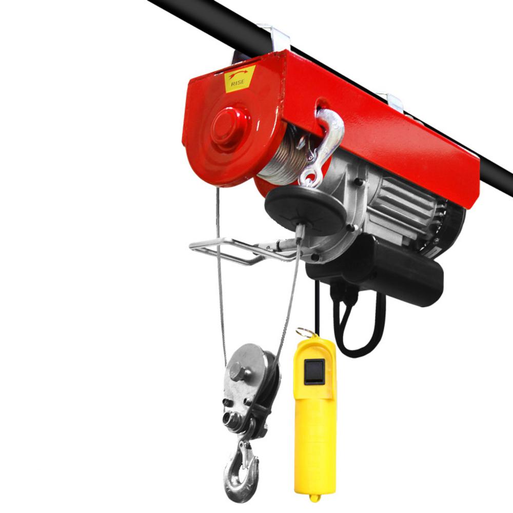 Stark 880 lbs. Professional Electric Steel Cable Hoist with Remote ...