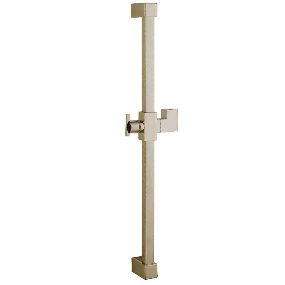 Kingston Brass Square 24 in. Slide Bar in Brushed Nickel-HKX8248 - The ...