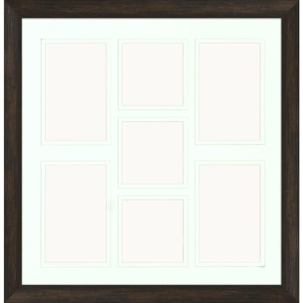 PTM Images 14-Opening Holds Multiple Photos Matted Brown Photo Collage ...