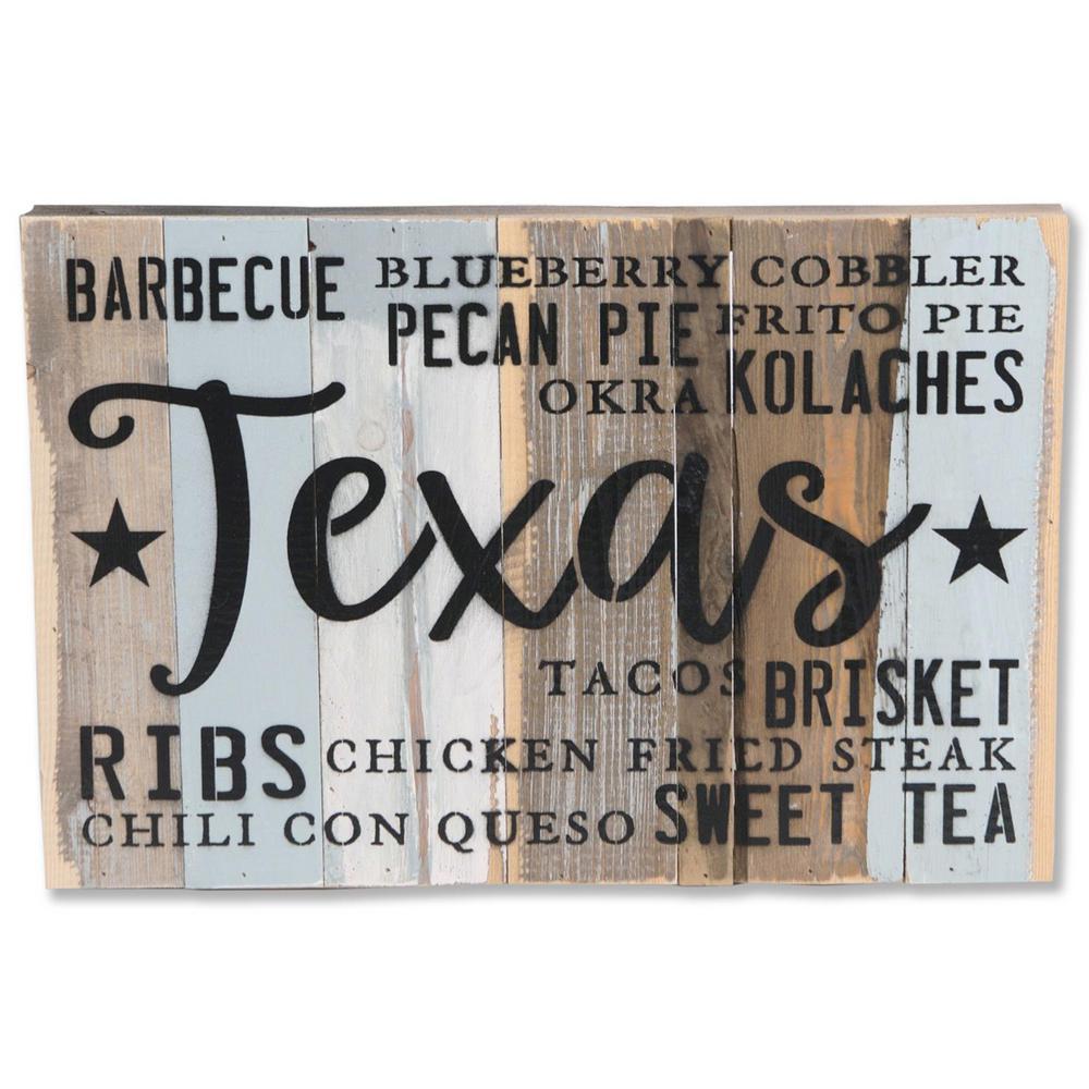 Sweet Bird & Co. "Texas Foodie Sign" Reclaimed Wood Decorative Sign ...