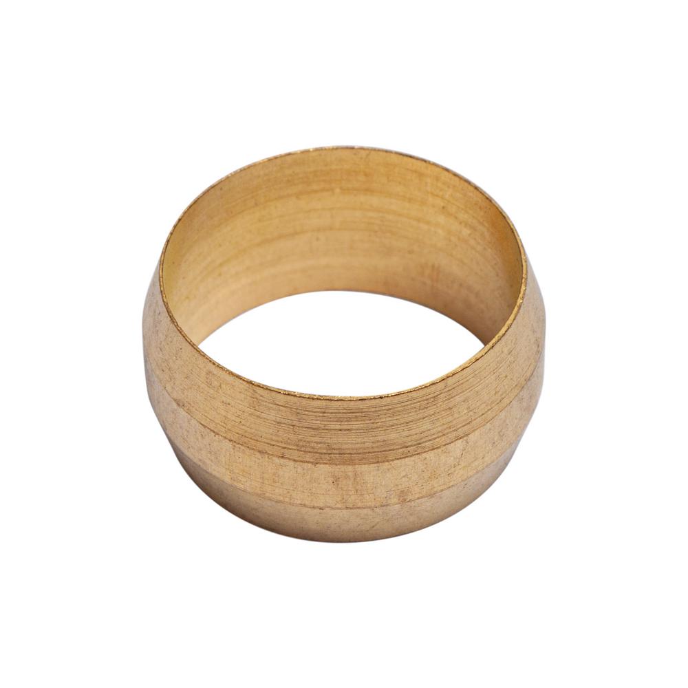 LTWFITTING 3/4 in. Brass Compression Sleeve Fittings (50-Pack)-HF601250 ...