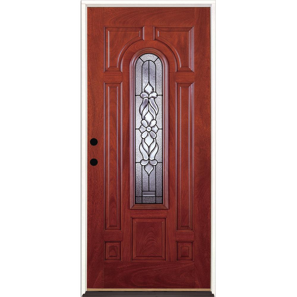 Feather River Doors 37.5 in. x 81.625 in. Lakewood Patina Center Arch ...