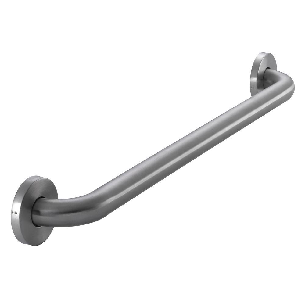 Glacier Bay 24 in. x 1-1/4 in. Concealed Screw ADA Compliant Grab Bar ...