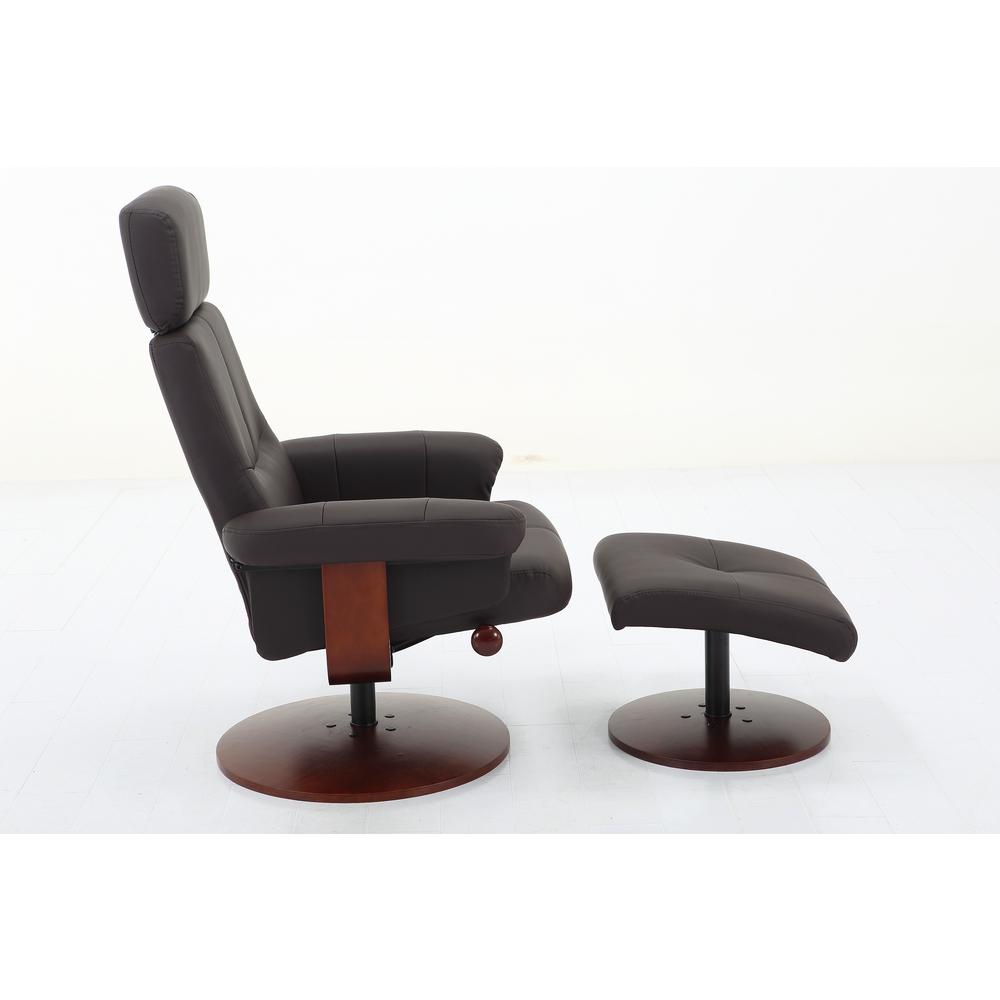 Mac Motion Chairs Comfort Chair Collection Roma Brown Polyurethane ...