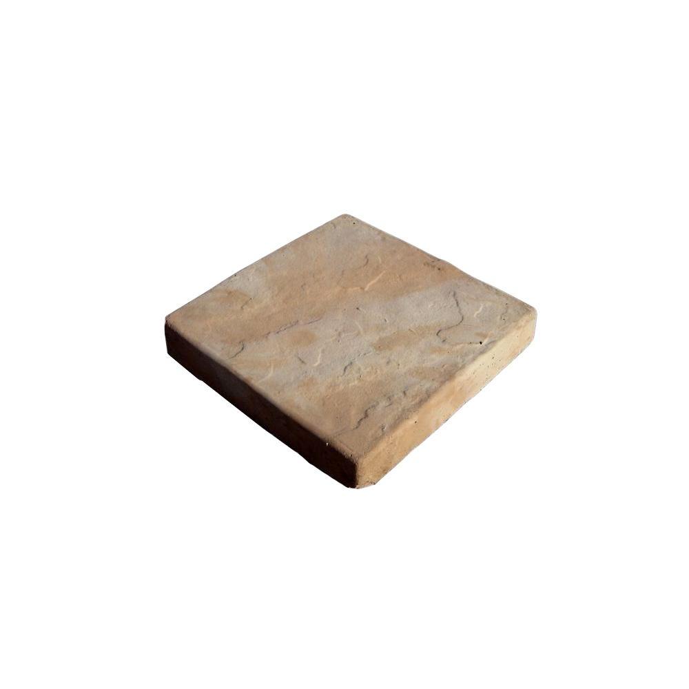 Nantucket Pavers 20 in. x 21 in. Irregular Concrete Tan Variegated ...