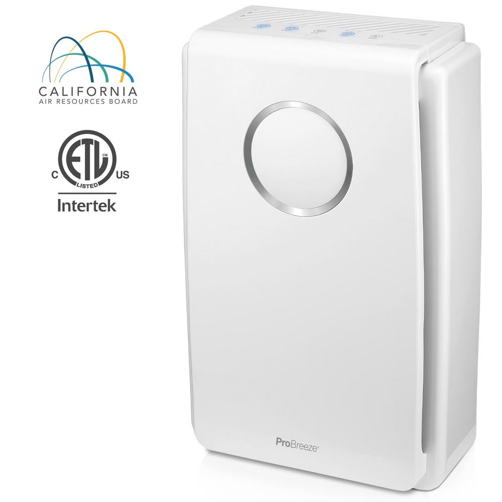 Pro Breeze True HEPA 500 sq. ft. 5-in-1 Air Purifier and Allergen ...