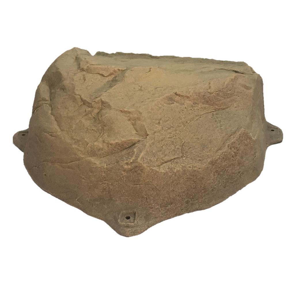 Dekorra 32 in. x 32 in. x 11 in. Fake Rock for Irrigation Valve Box or ...