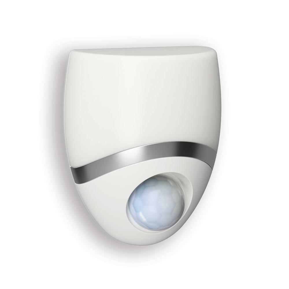 Westek White Indoor Geometric Motion-Sensing LED Night Light-NL-GEOM ...
