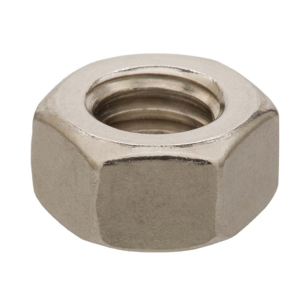 Everbilt 8 32 Stainless Steel Hex Nut 50 Pieces 32002 The Home Depot Everbilt 8 32 Stainless Steel Hex Nut 50 Pieces 32002 The Home Depot