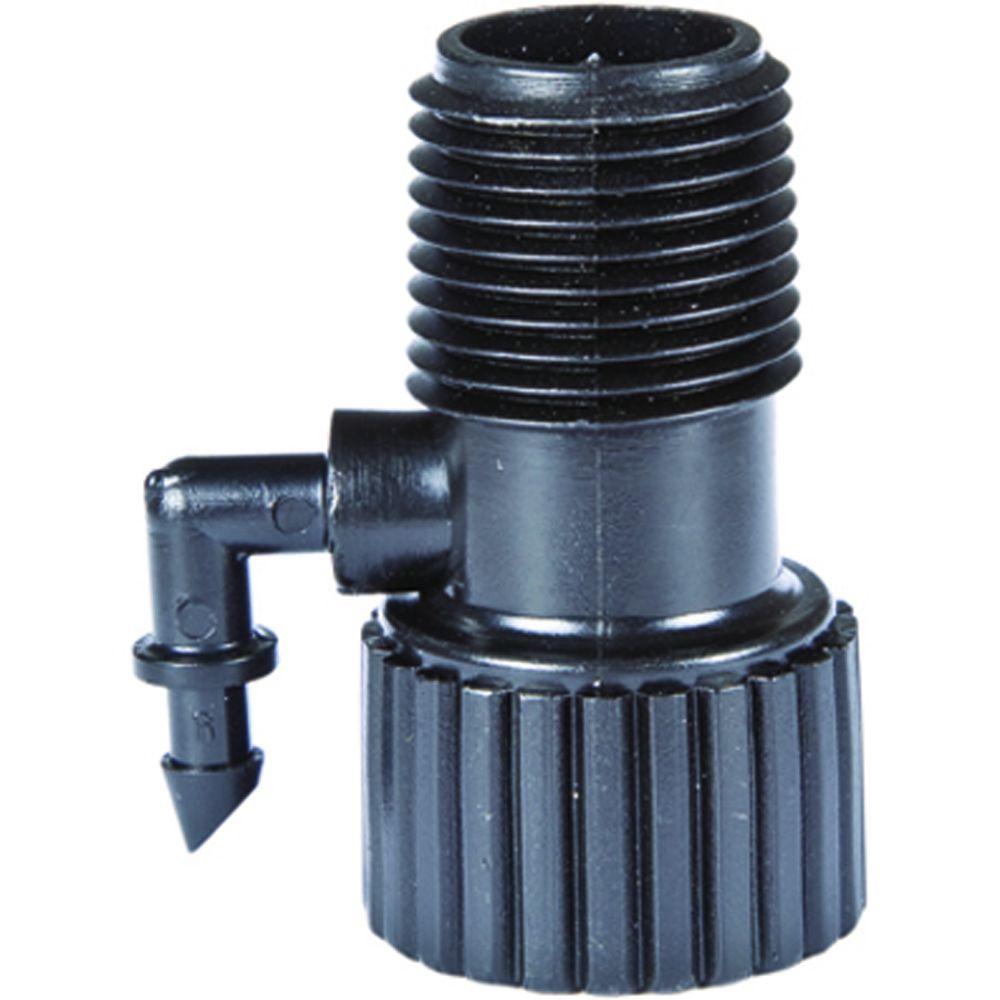 DIG 1/2 in. Riser Adapter with 1/4 in. Micro Tubing Barb-R67 - The Home ...