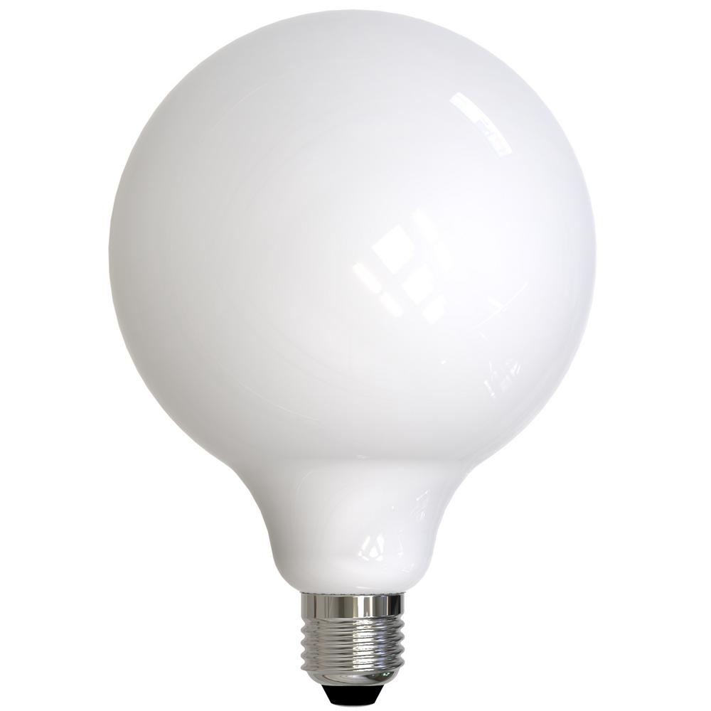 Bulbrite 60-Watt Equivalent G40 Milky Dimmable Decorative Filament LED ... Bulbrite 60-Watt Equivalent G40 Milky Dimmable Decorative Filament LED ...
