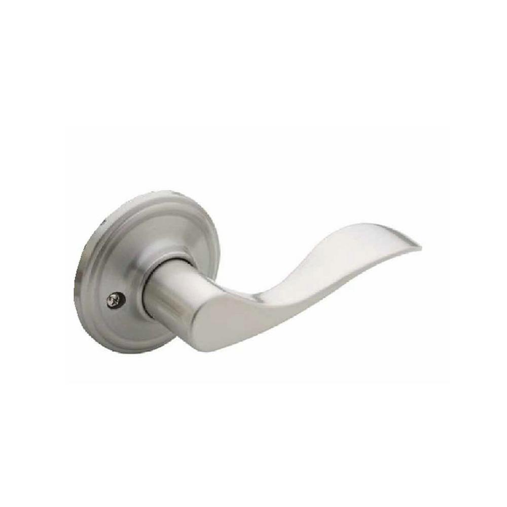 Copper Creek Wave Satin Stainless Dummy Lockset Door Lever-WL2290RHSS ...