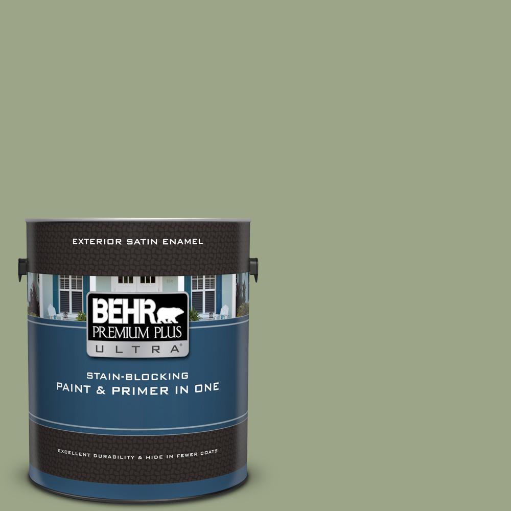 BEHR Premium Plus Ultra 1 gal. #PPU11-07 Clary Sage Satin Enamel ... BEHR Premium Plus Ultra 1 gal. #PPU11-07 Clary Sage Satin Enamel ...