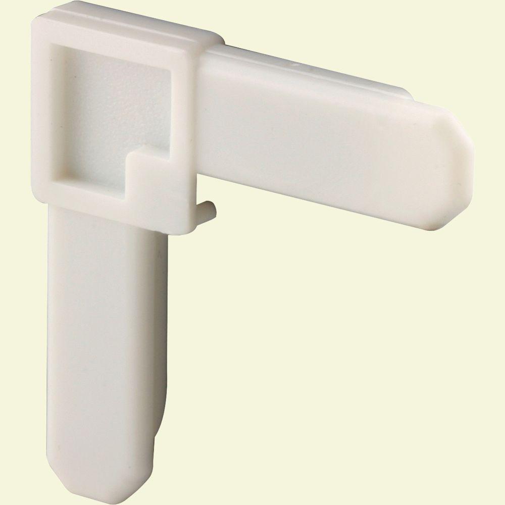 Prime-Line 5/16 in. x 3/4 in. White Plastic Screen Frame Corner (100 ...