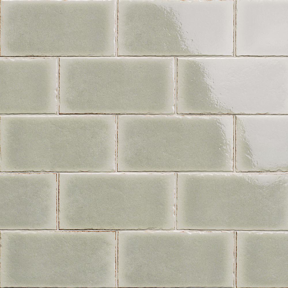 Ivy Hill Tile Winston Sage 6 in. x 12 in. Glazed Wall Porcelain Tile ...