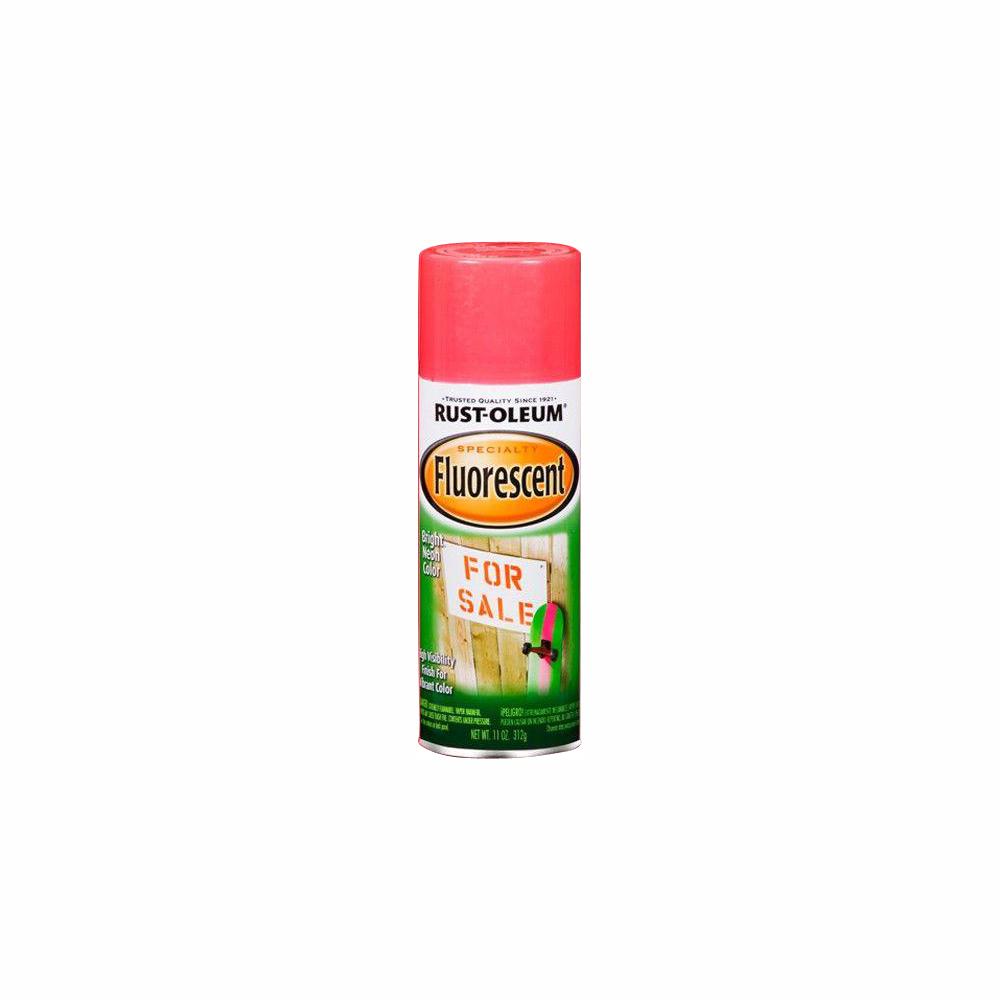 Rust-Oleum Specialty 11 oz. Fluorescent Red-Orange Spray Paint (6-Pack ...