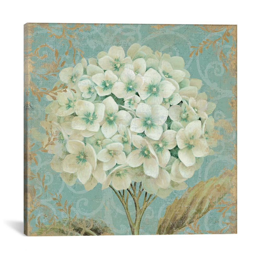 iCanvas "Hydrangea Square II" by Wild Apple Portfolio Canvas Wall Art ...