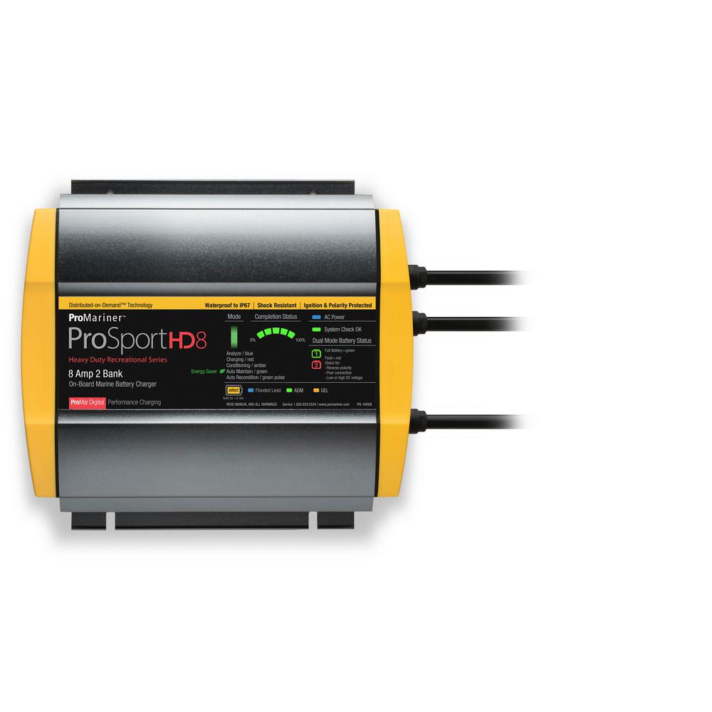 Promariner ProSportHD 8 Amp DC Waterproof Battery Charger-44008 - The ...