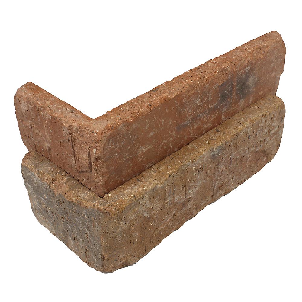 Old Mill Brick Dixie Clay Thin Brick Singles - Corners (Box of 25) - 7. ...