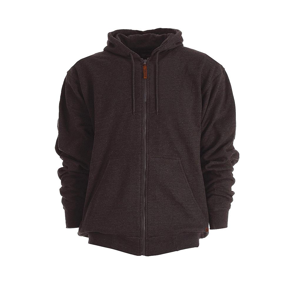 Berne Men's Medium Regular Charcoal 100% Polyester Original Hooded ...