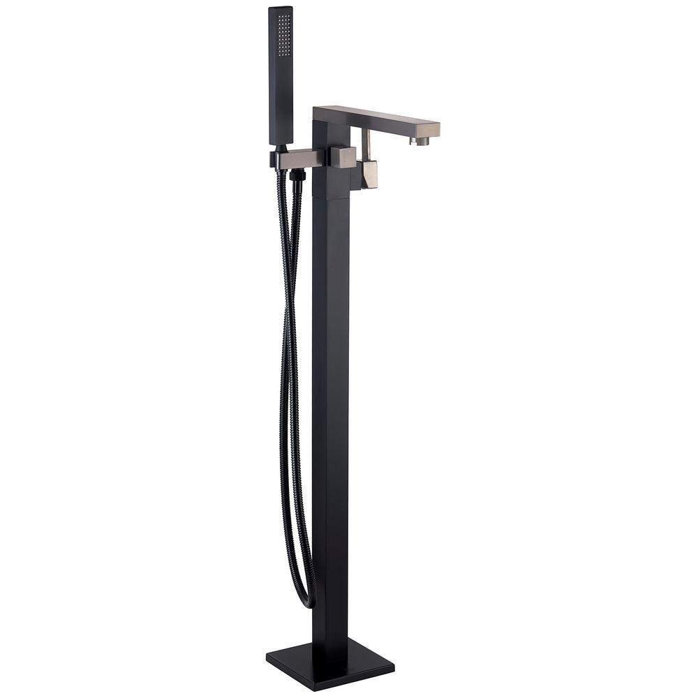 Akdy 1 Handle Freestanding Floor Mount Roman Tub Faucet Bathtub Filler