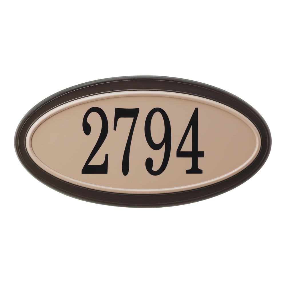 Plastic - Address Plaques - Address Signs - The Home Depot