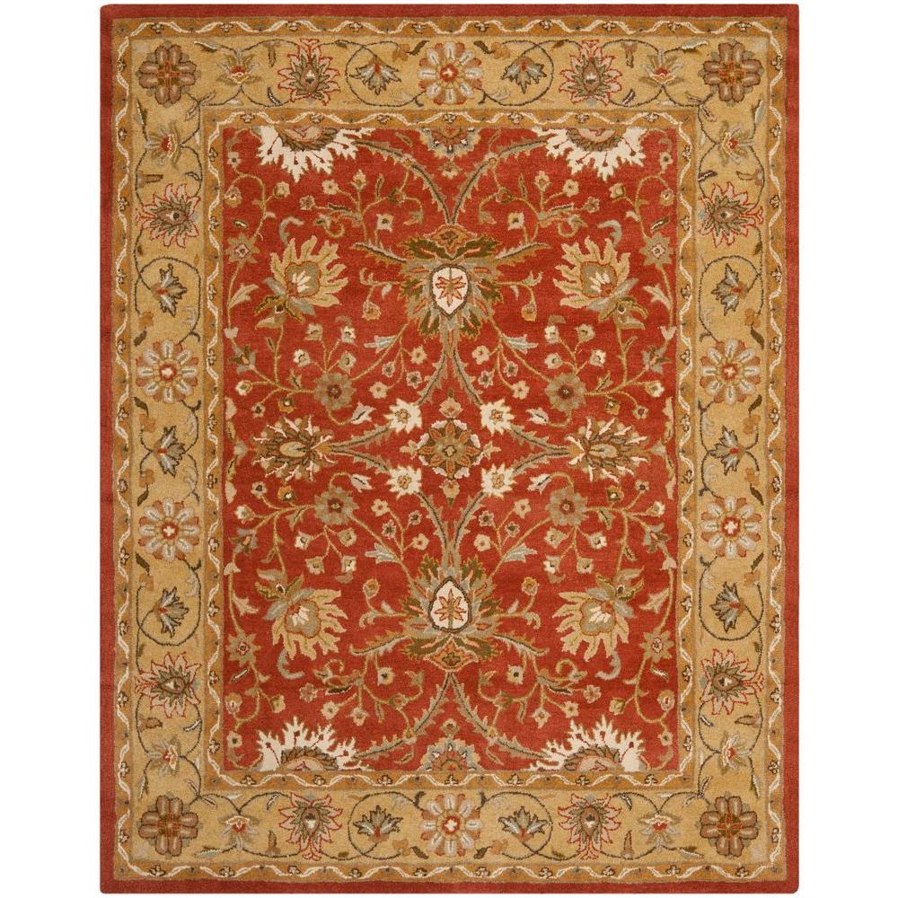 Safavieh Antiquity Rust/Gold 5 ft. x 8 ft. Area Rug-AT249C-5 - The Home ...