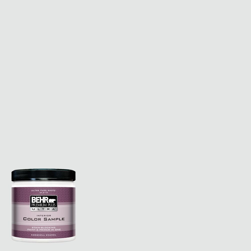 BEHR Premium Plus Ultra 8 oz. #PPU26-13 Silent White Eggshell Enamel ... BEHR Premium Plus Ultra 8 oz. #PPU26-13 Silent White Eggshell Enamel ...