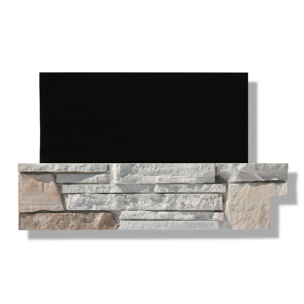 Silvermine Stone 6 in. x 24 in. Stone Veneer Ledgestone Pre-cut Corners ...