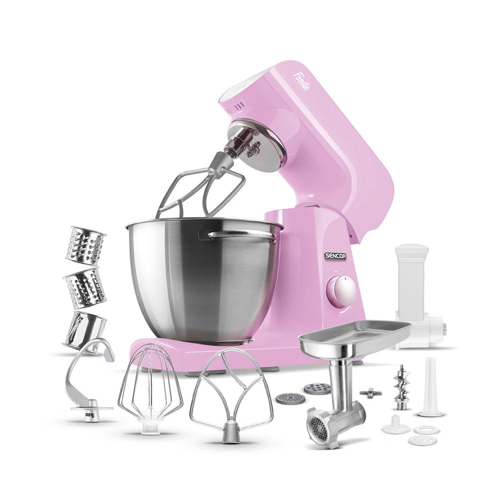 Sencor 4.75 Qt. 8-Speed Pastel Pink Stand Mixer-STM48RS-NAB1 - The Home ...