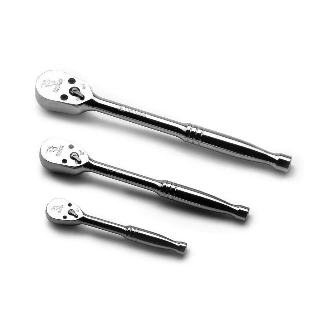 Capri Tools 1/4 in., 3/8 in., 1/2 in. Drive 72-Tooth Low Profile ...