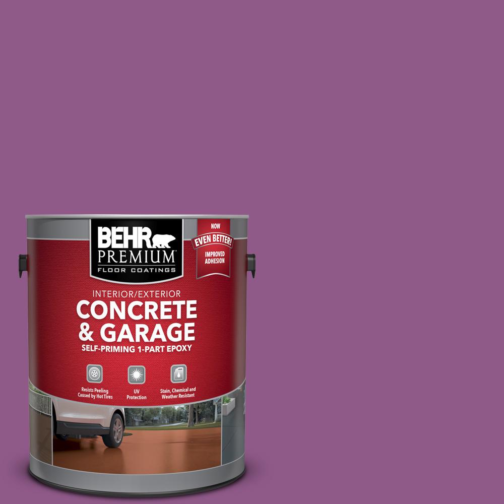 BEHR Premium 1 gal. #OSHA-4 OSHA SAFETY PURPLE Self-Priming 1-Part ...