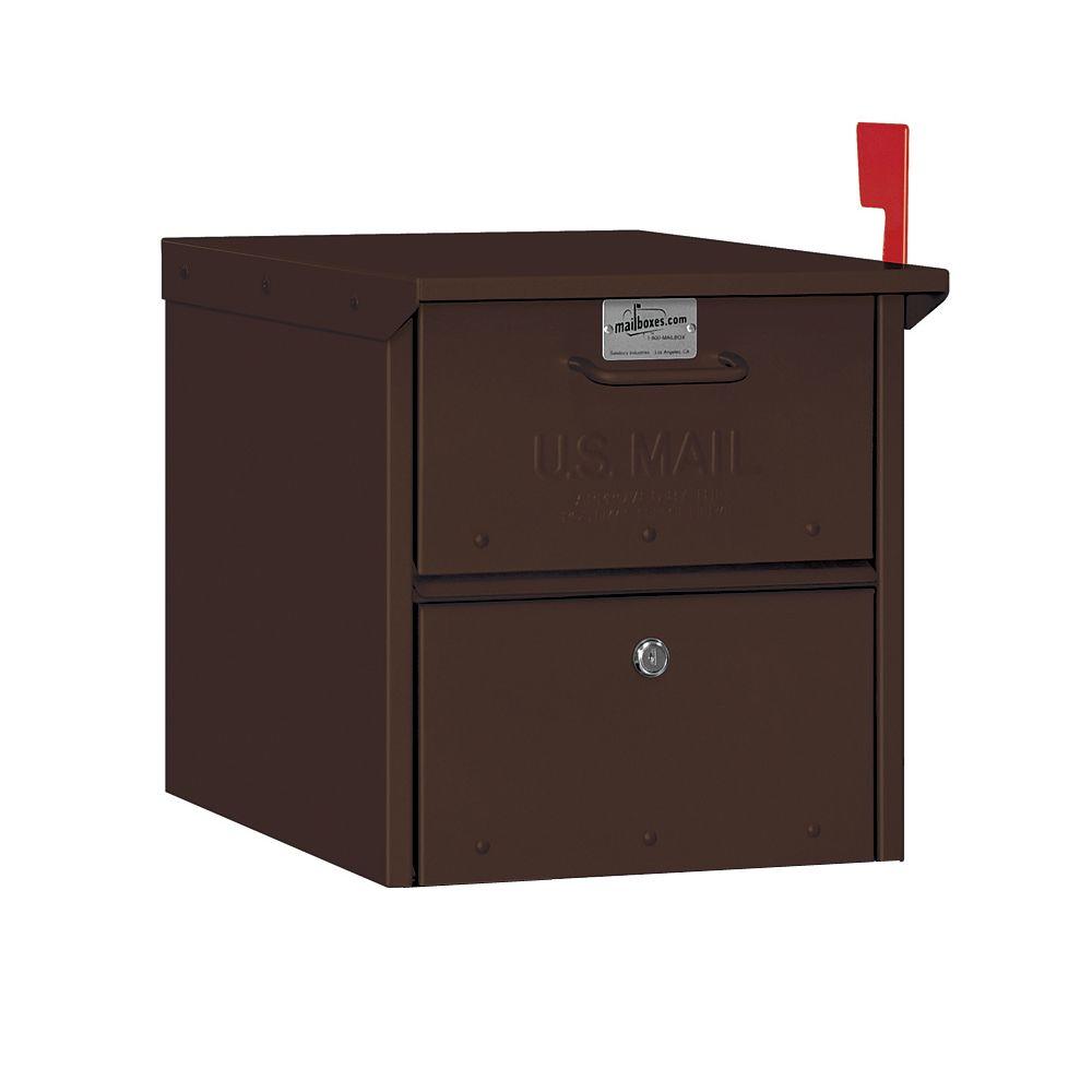 Salsbury Industries Designer Roadside Mailbox-4325D-BRZ - The Home Depot