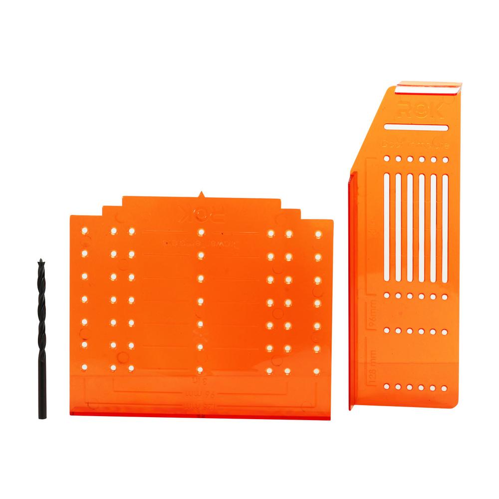 Rok Knob Handle Pull Drill Mounting Template For Cabinet Doors And 