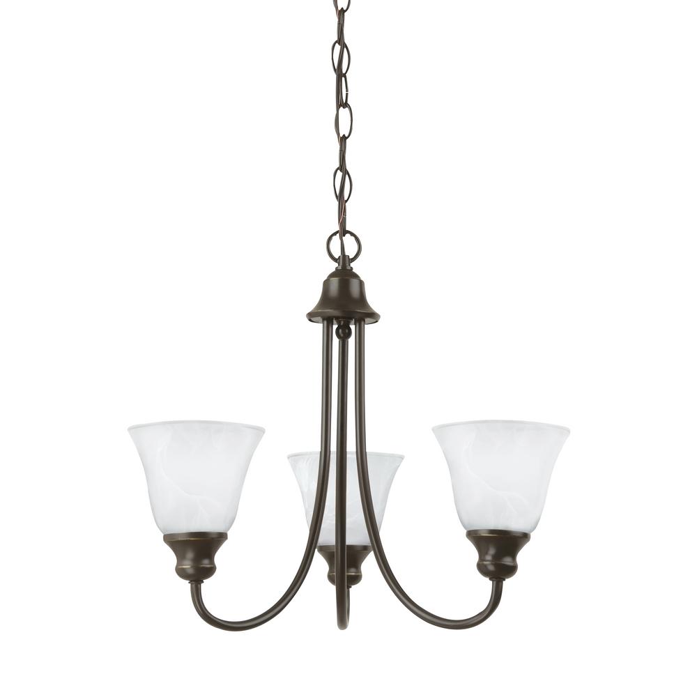 Hampton Bay Bercello Estates 5-Light Volterra Bronze Chandelier-17060 ...
