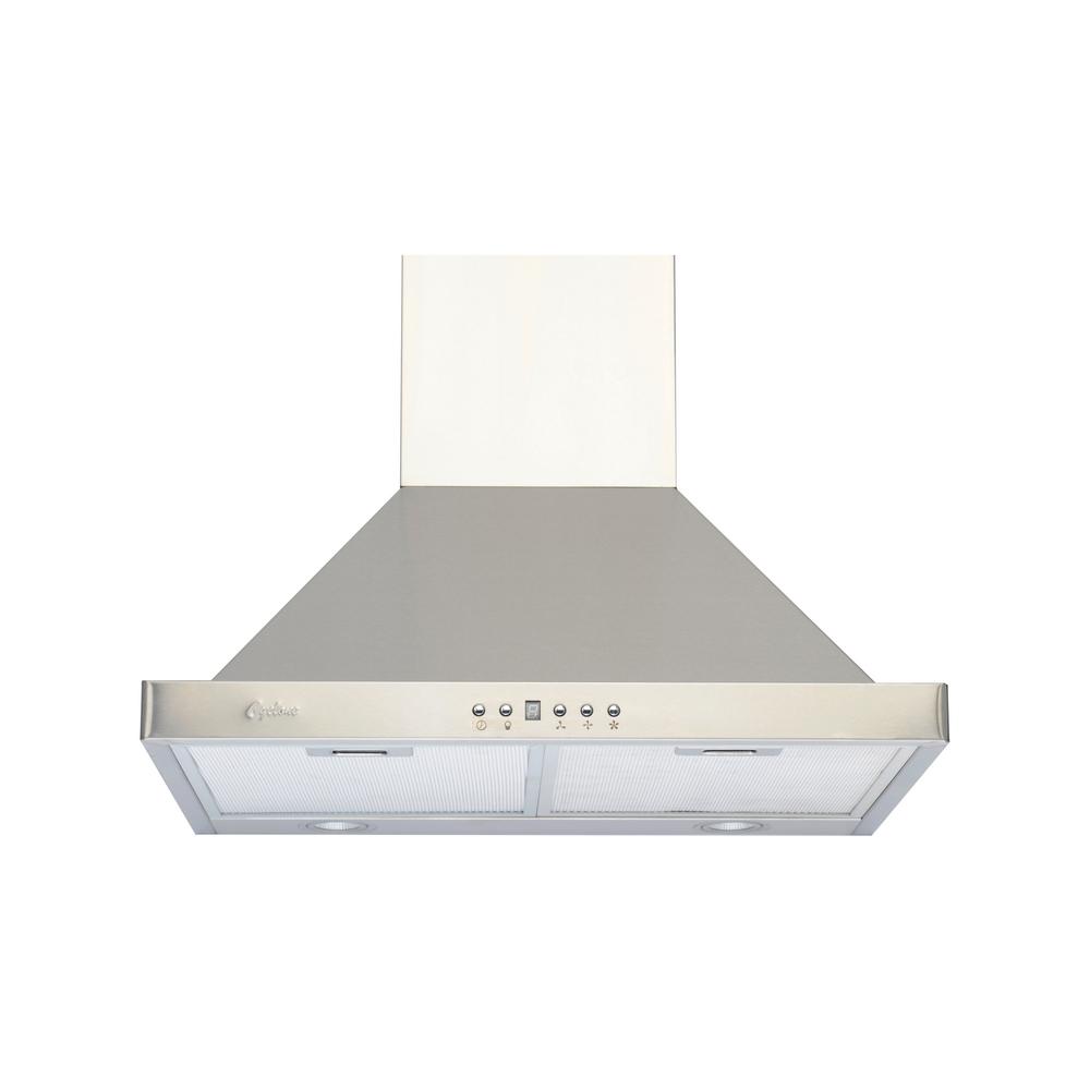 Cyclone 24 in. 550 CFM Pyramid Style Wall Mount Range Hood with LED ...