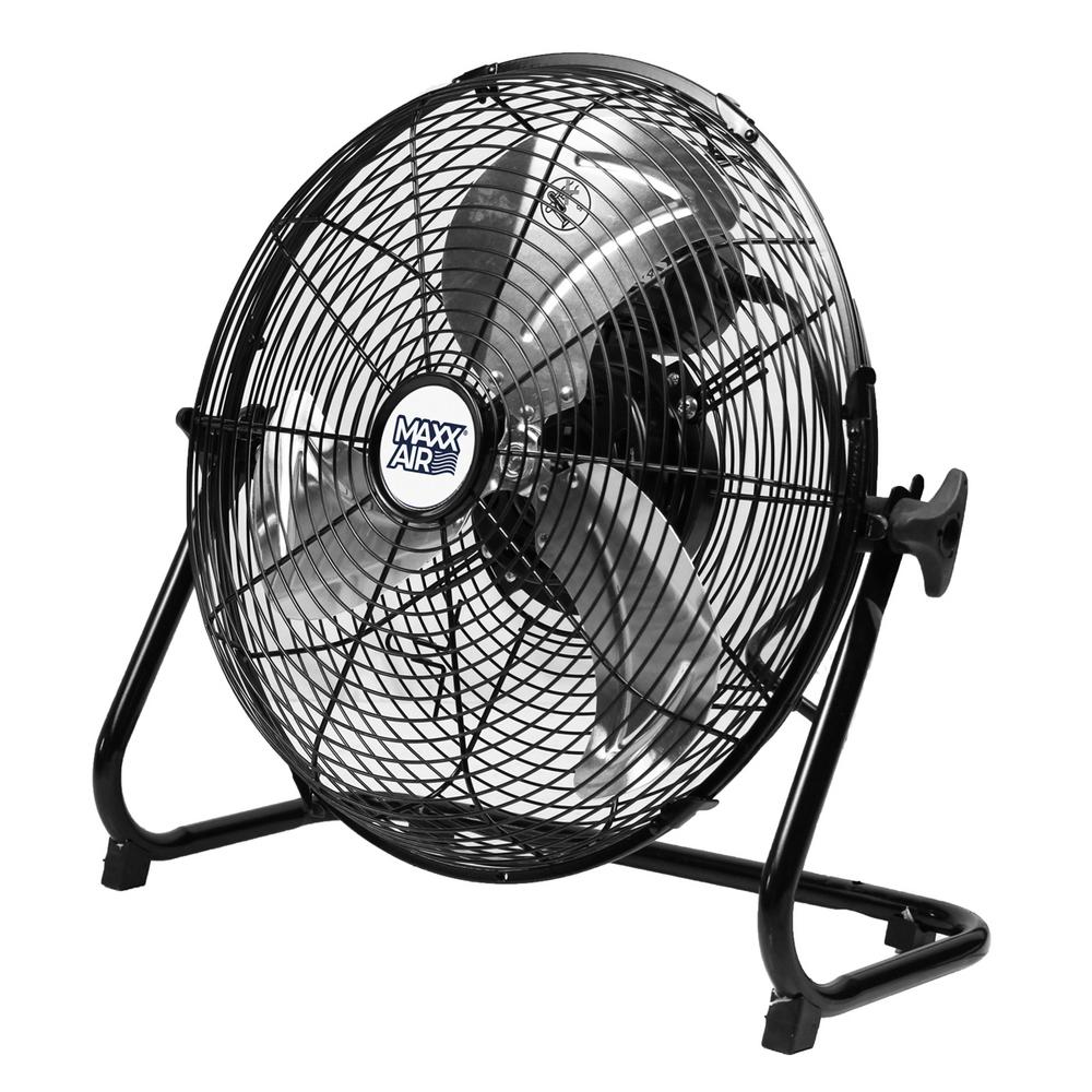 Stanley 12 in. 3-Speed High Velocity Floor Fan-ST-12F - The Home Depot