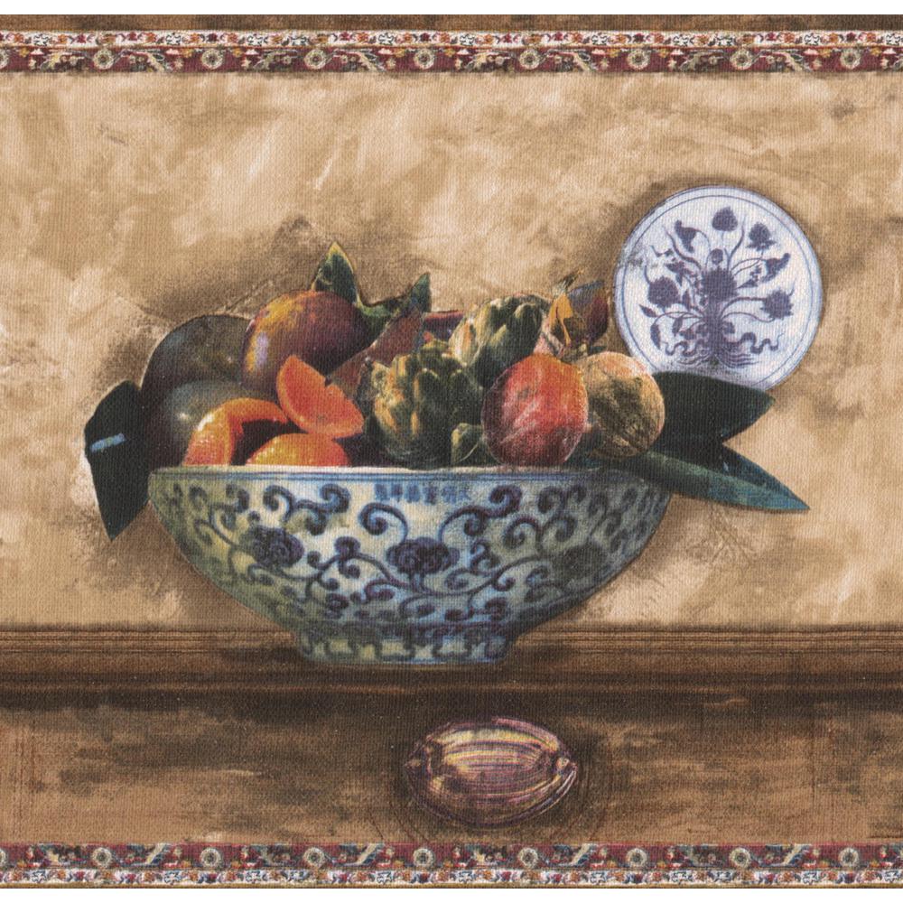 Norwall Border Multi Wallpaper Border ZN76189 - The Home Depot